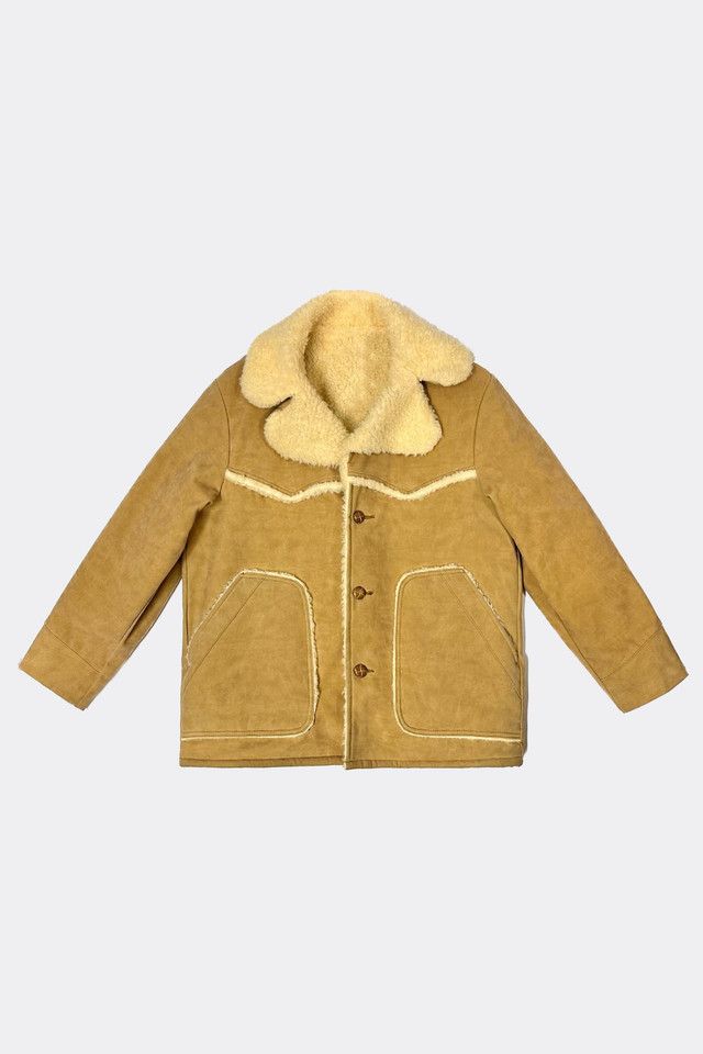 Vintage 1960's Deadstock Unionmade Sherpa Lined Western Ranch Coat ...