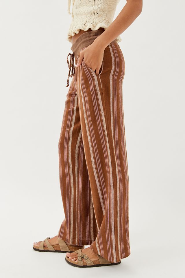 UO Costa Low-Rise Linen Pant | Urban Outfitters