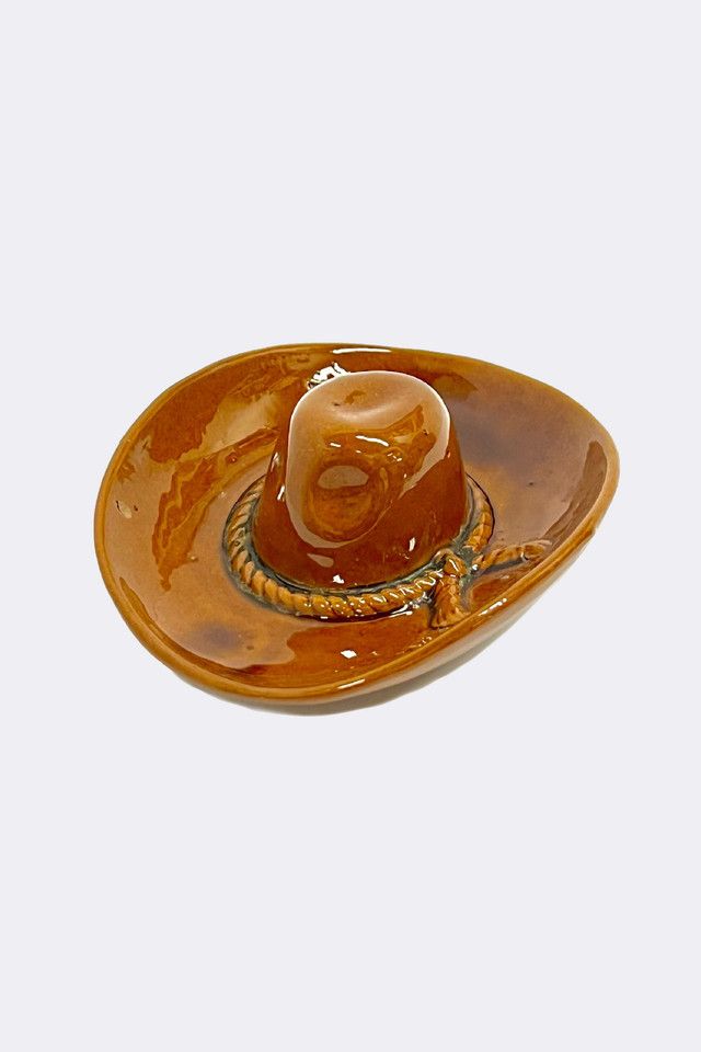 Vintage 1960's Big Cowboy Hat Ceramic Tray | Urban Outfitters