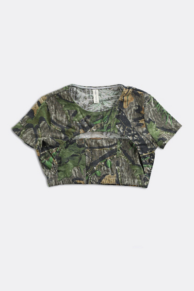Frankie Collective Rework Camo Cut Out Tee 003 | Urban Outfitters