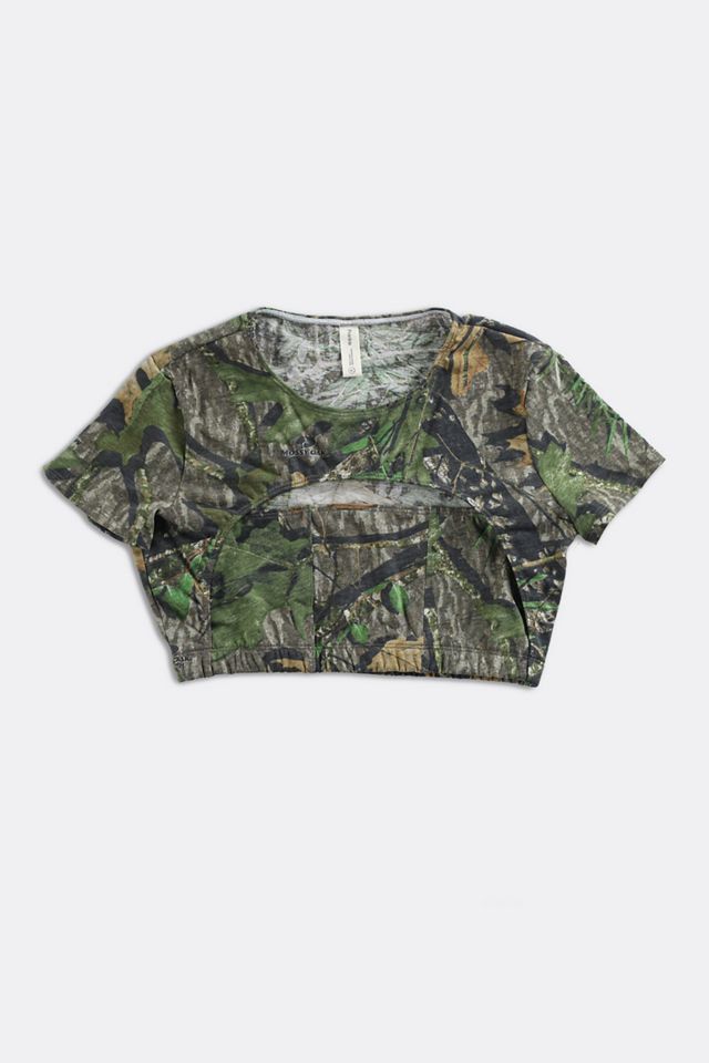 Frankie Collective Rework Camo Cut Out Tee 003 | Urban Outfitters