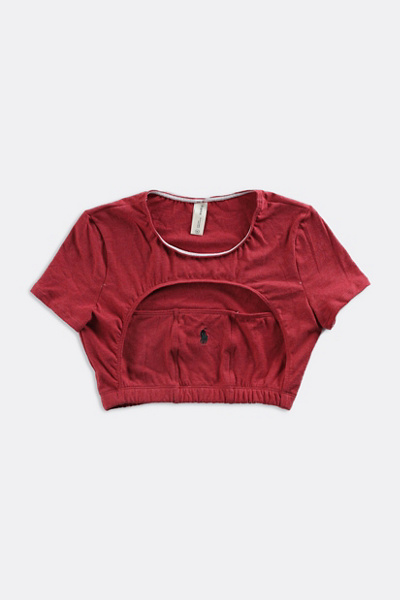 Frankie Collective Rework Polo Cut Out Tee 128 | Urban Outfitters