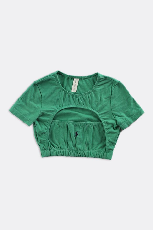 Frankie Collective Rework Polo Cut Out Tee 134 | Urban Outfitters