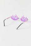 Flaming Oval Sunglasses | Urban Outfitters