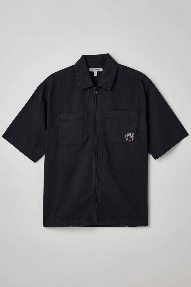 UO Zip Front Shirt | Urban Outfitters Canada