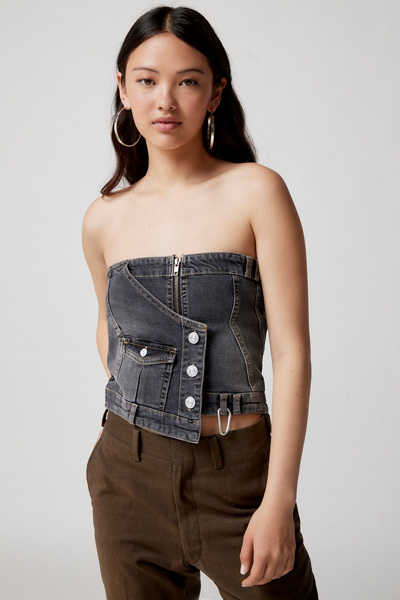 BDG Denim Hardware Tube Top | Urban Outfitters