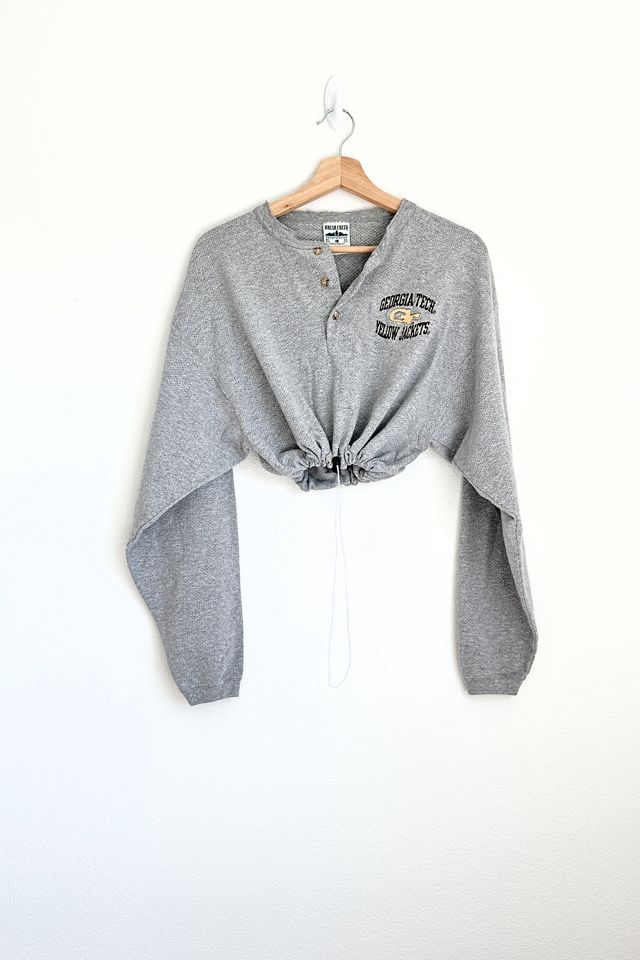 Vintage Reworked Georgia Tech Crop Top | Urban Outfitters