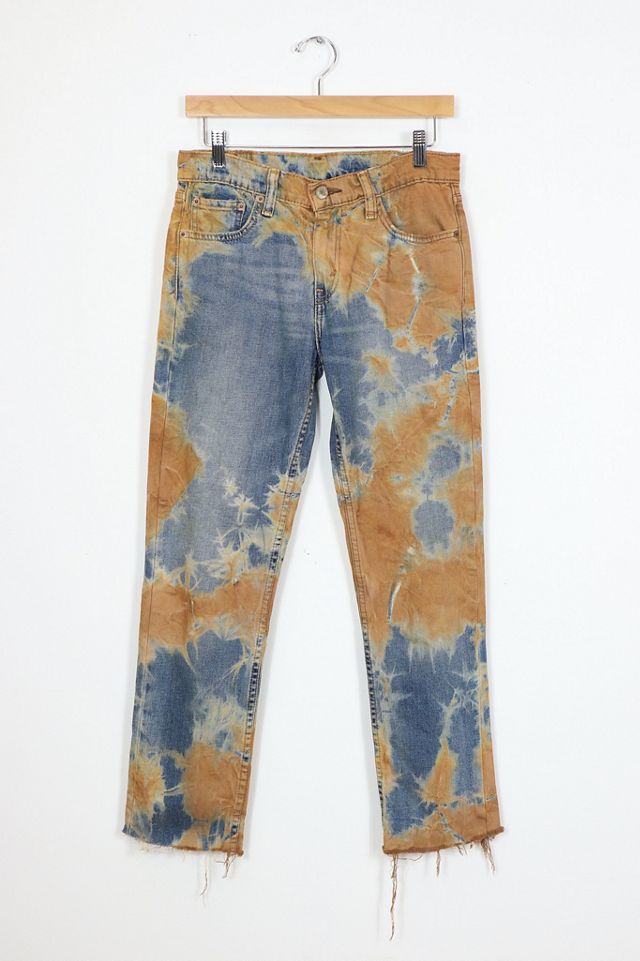 Vintage Reworked Rust Dyed Levi's Skinny Fit Jeans | Urban Outfitters