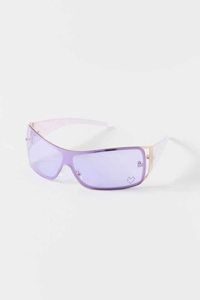 Mandi Y2K Shield Sunglasses | Urban Outfitters