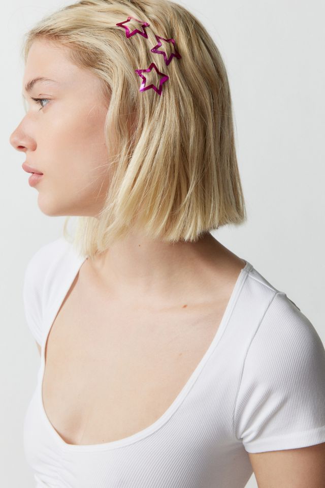 Star Metal Snap Clip 6-Pack Set | Urban Outfitters Canada