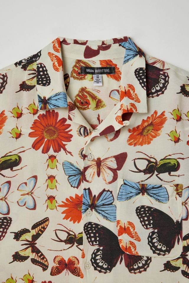 UO Stamped Insect Shirt | Urban Outfitters