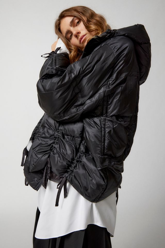 iets frans… Quilted Ruched Puffer Jacket | Urban Outfitters
