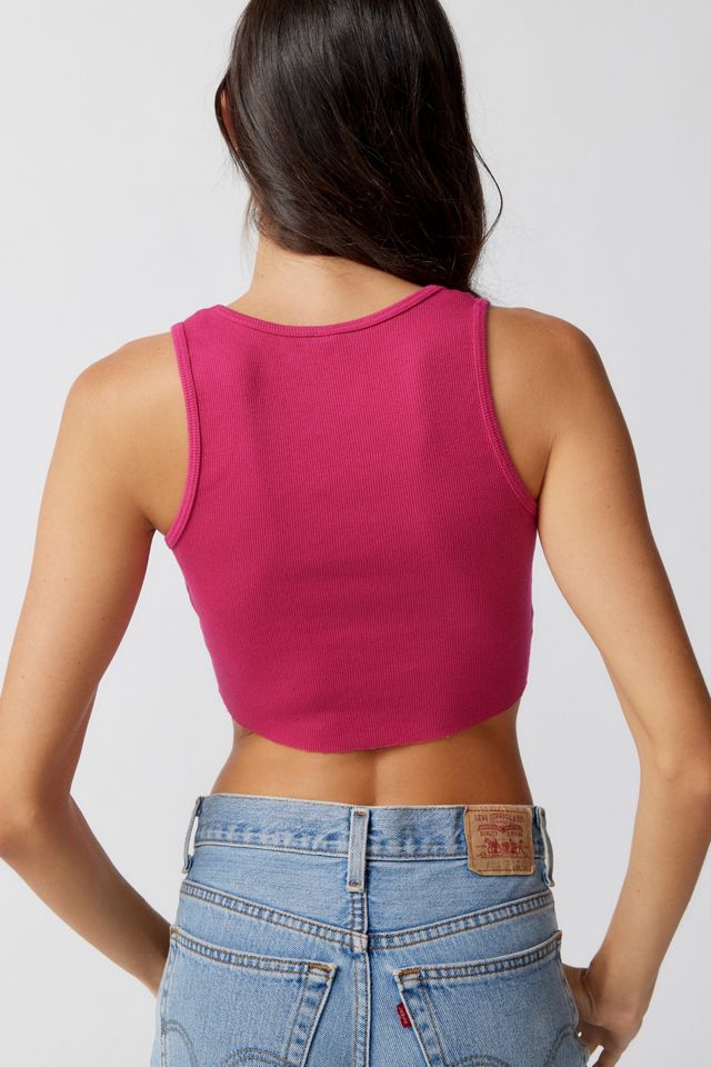 Urban Renewal Remade Overdyed Raw Tank Top | Urban Outfitters