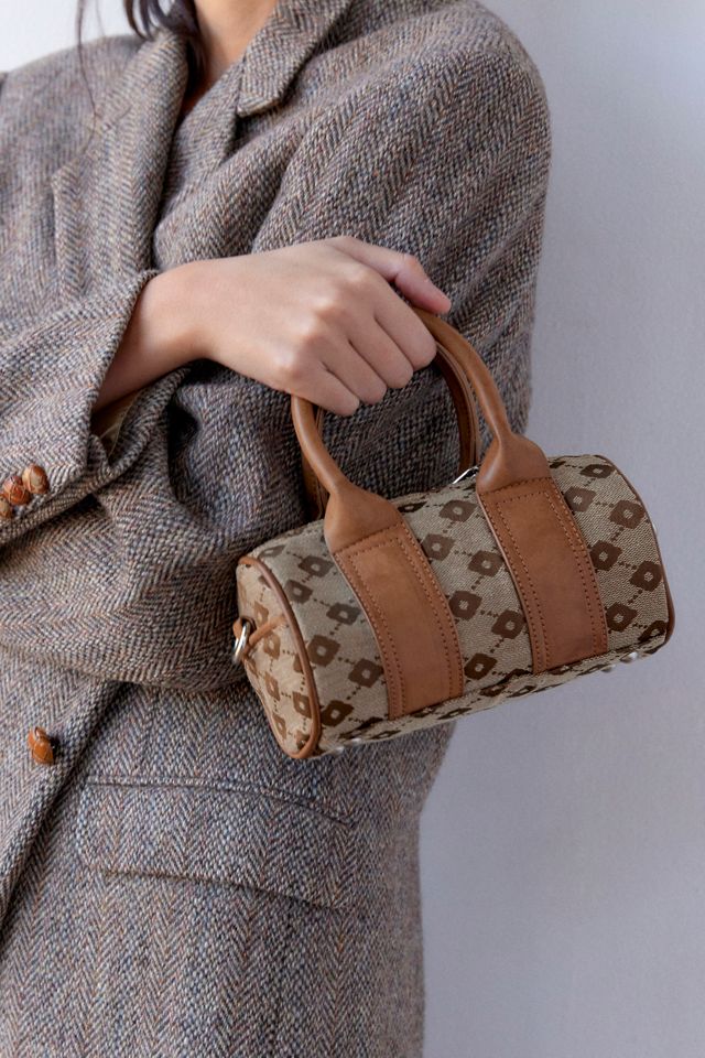 Silence + Noise Jamison Jacquard Mini Barrel Bag | Urban Outfitters