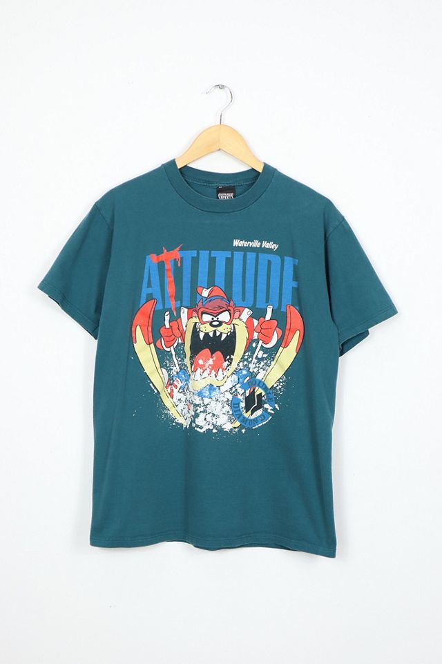 Vintage Taz Attitude Skiing Tee | Urban Outfitters