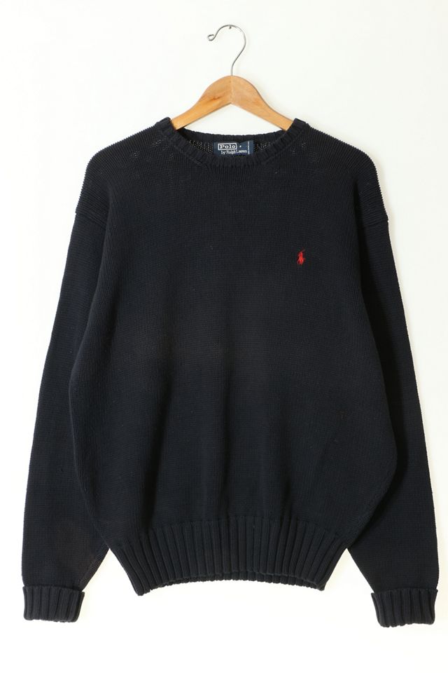 Vintage Polo Ralph Lauren Cotton Crewneck Sweater | Urban Outfitters