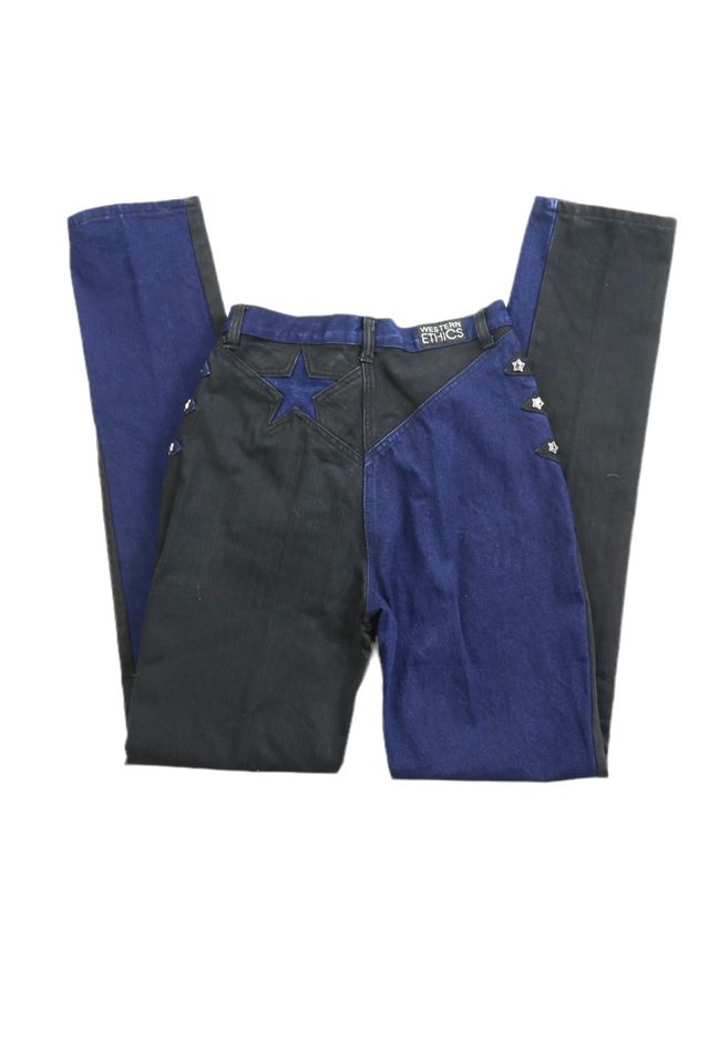 Vintage Western Ethics Star Two Tone Jeans | Urban Outfitters