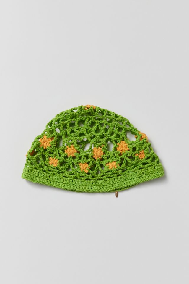 Floral Netted Cap Beanie | Urban Outfitters Canada