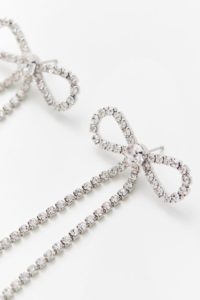 Rhinestone Bow Earring | Urban Outfitters Canada