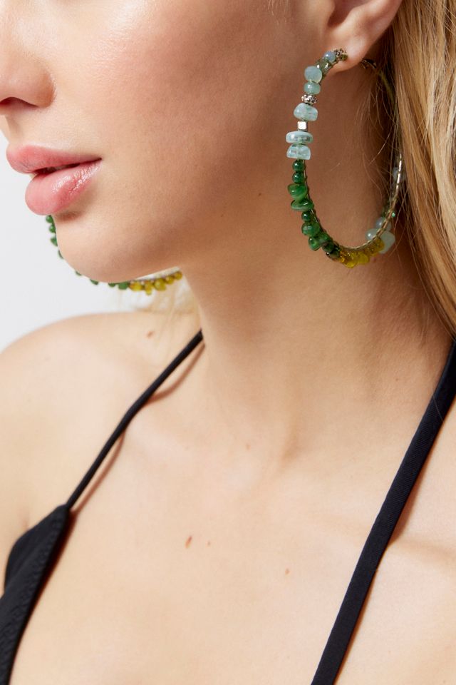 Joni Stone Oversized Hoop Earring | Urban Outfitters