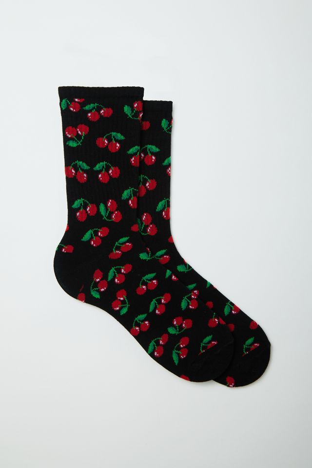 Allover Cherry Icon Crew Sock | Urban Outfitters