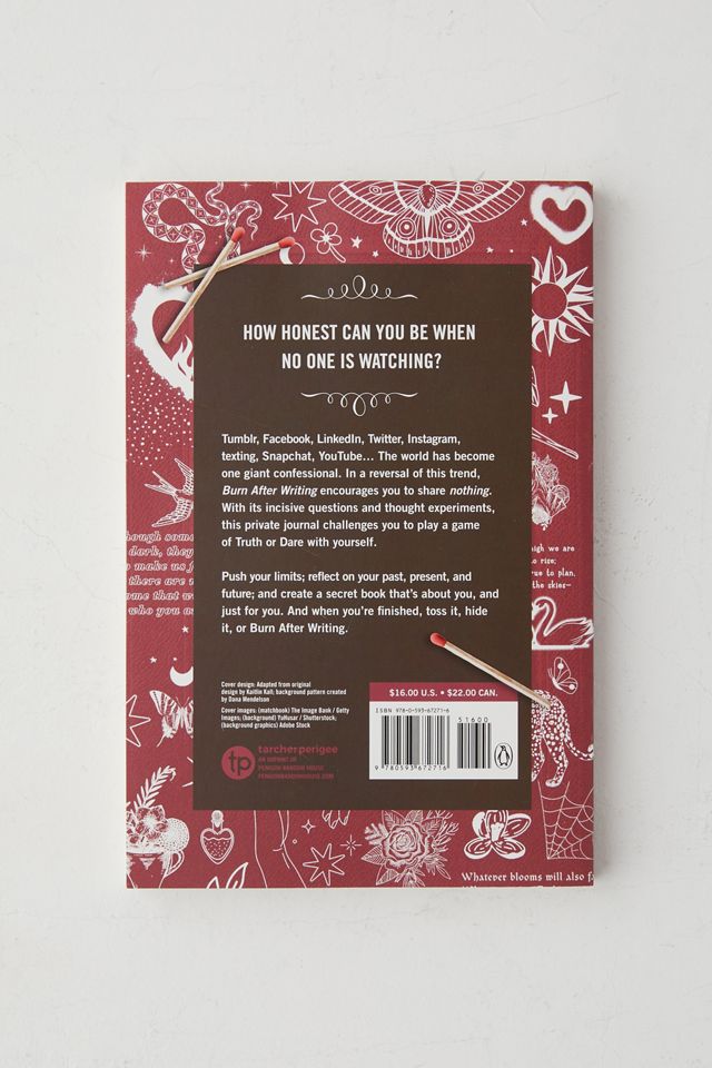 Burn After Writing By Sharon Jones UO Exclusive Edition | Urban Outfitters