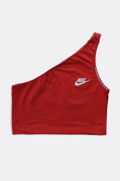 Frankie Collective Rework Nike One Shoulder Tank 091 | Urban Outfitters