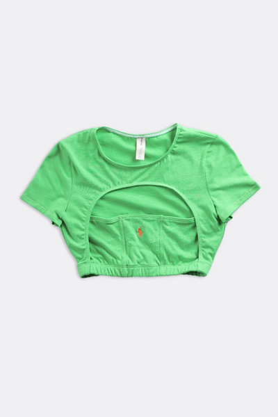 Frankie Collective Rework Polo Cut Out Tee 141 | Urban Outfitters