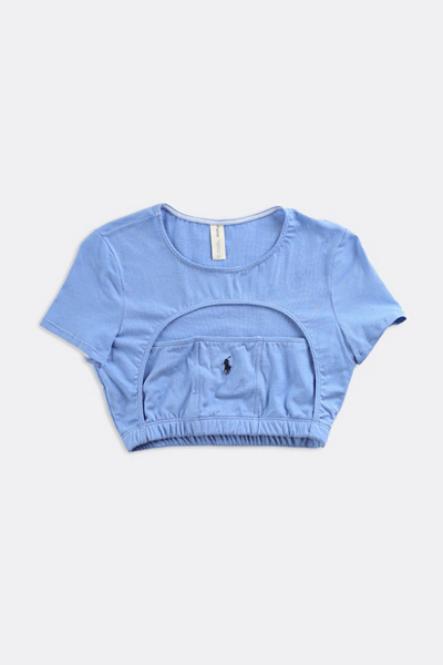 Frankie Collective Rework Polo Cut Out Tee 143 | Urban Outfitters