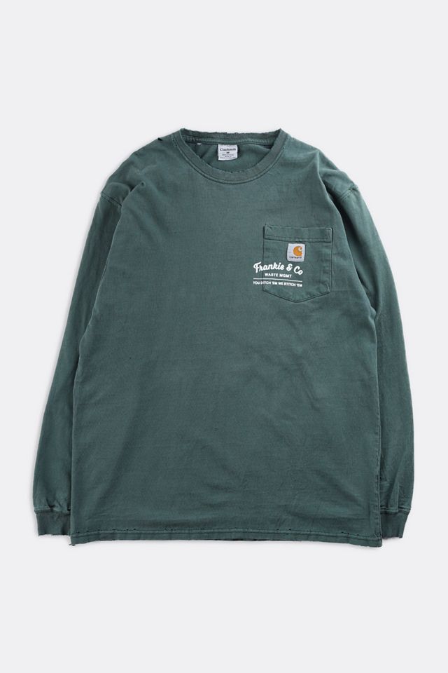 Frankie Waste Management Reworked Carhartt Long Sleeve Tee 018 | Urban ...