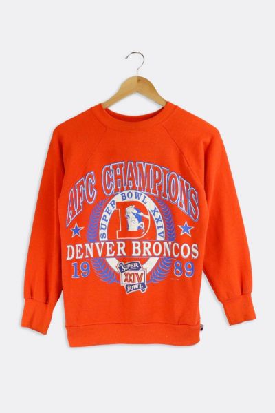 Vintage 1989 NFL Denver Broncos Afc Champions Sweatshirt | Urban Outfitters