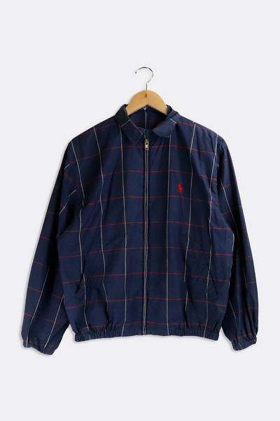 Vintage Polo By Ralph Lauren Light Weight Cotton Zip Up Jacket | Urban Outfitters