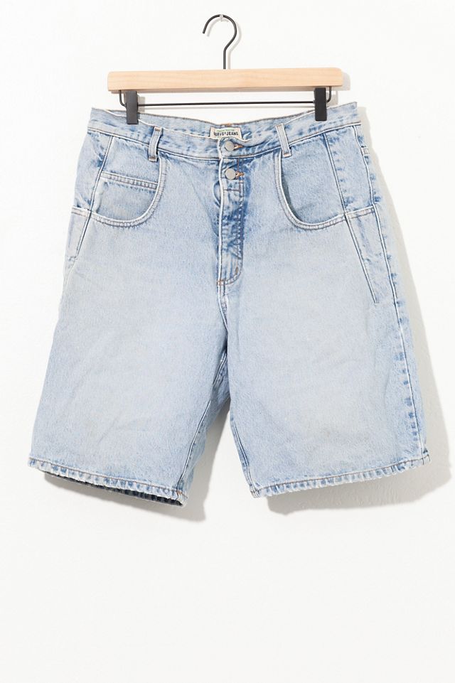 Vintage 1990s Distressed GUESS Denim Jean Shorts | Urban Outfitters