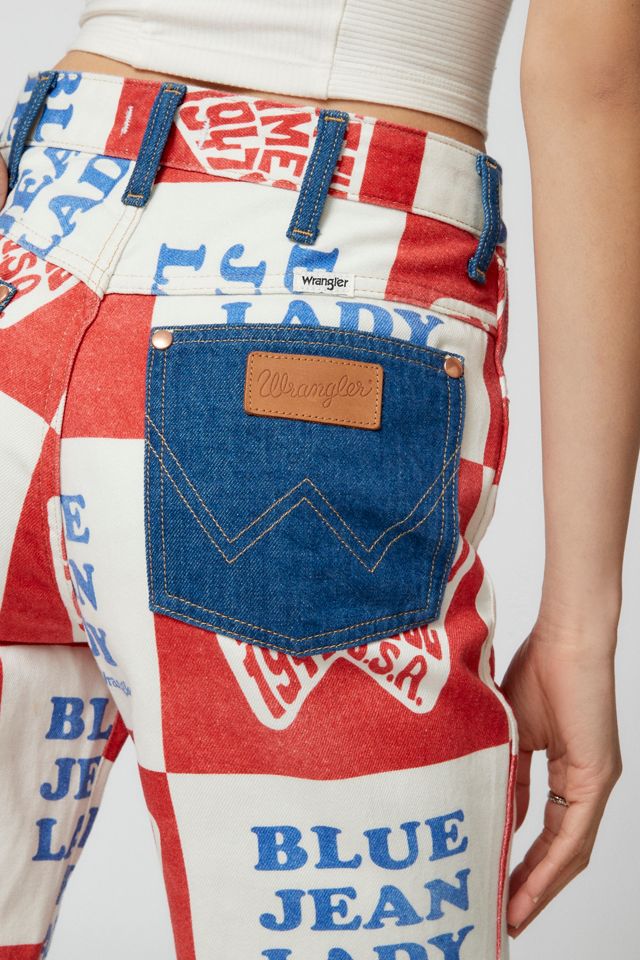 Wrangler Wanderer Flare Jean - Blue Jean Lady | Urban Outfitters