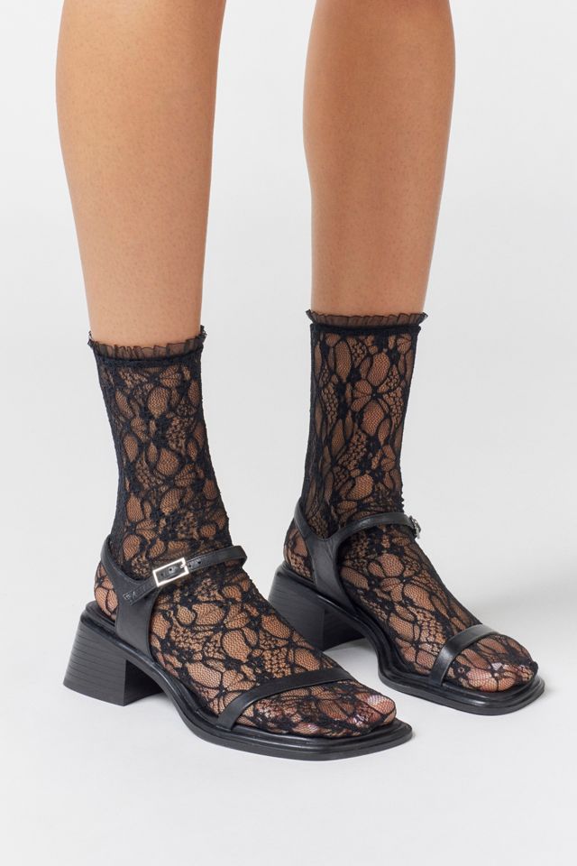 Ruffled Lace Crew Sock | Urban Outfitters Canada