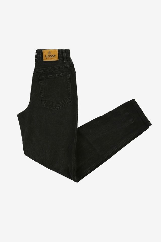 Vintage Lizwear Black Classic High Rise Mom Jeans | Urban Outfitters