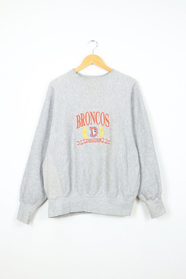 Vintage Embroidered Denver Broncos Crewneck Sweatshirt | Urban Outfitters