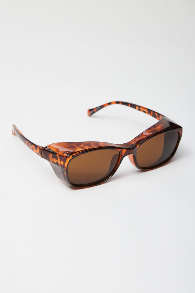 Reeves Rectangle Goggle Style Sunglasses | Urban Outfitters