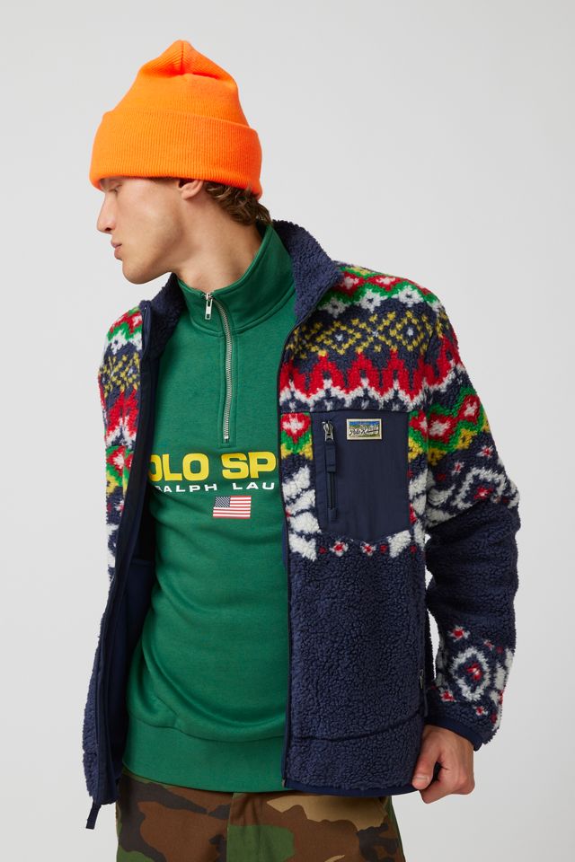 Polo Ralph Lauren Bonded Hi-Pile Fleece Jacket | Urban Outfitters