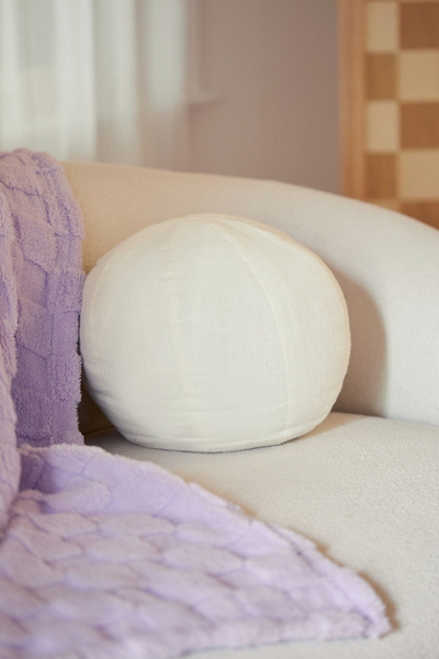 Cozy Slub Ball Throw Pillow | Urban Outfitters