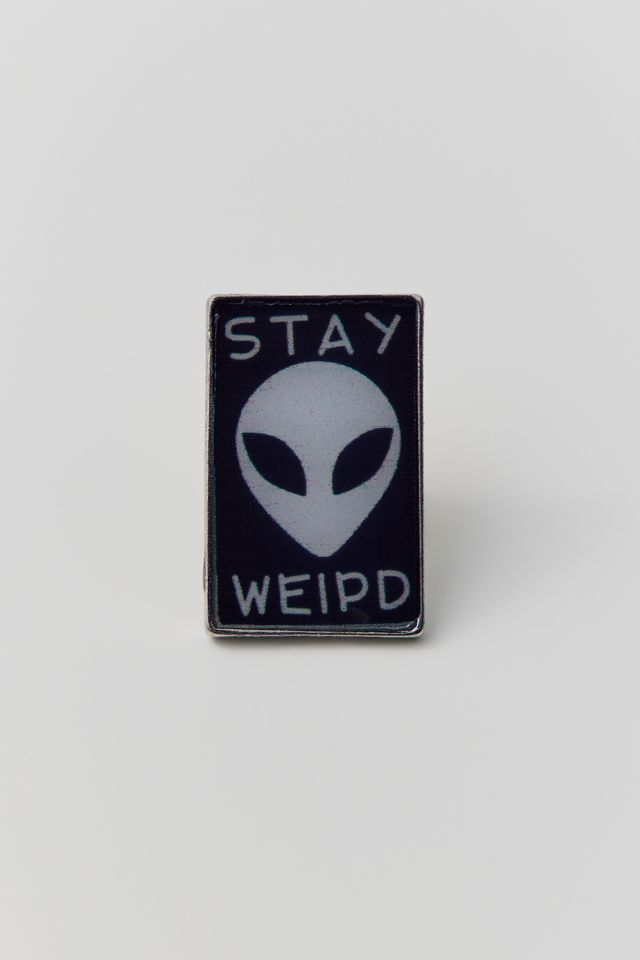 Stay Weird Enamel Pin | Urban Outfitters