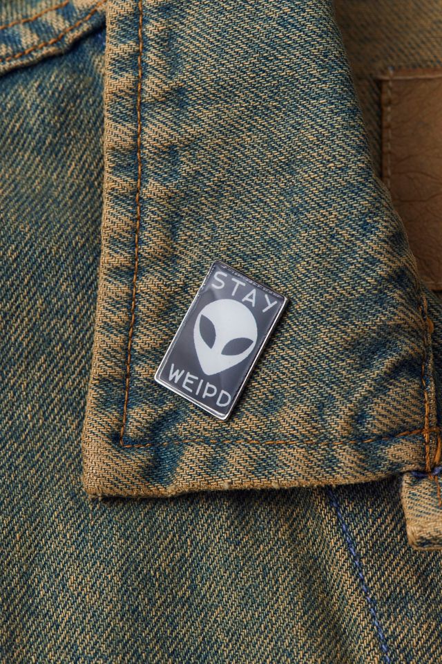 Stay Weird Enamel Pin | Urban Outfitters