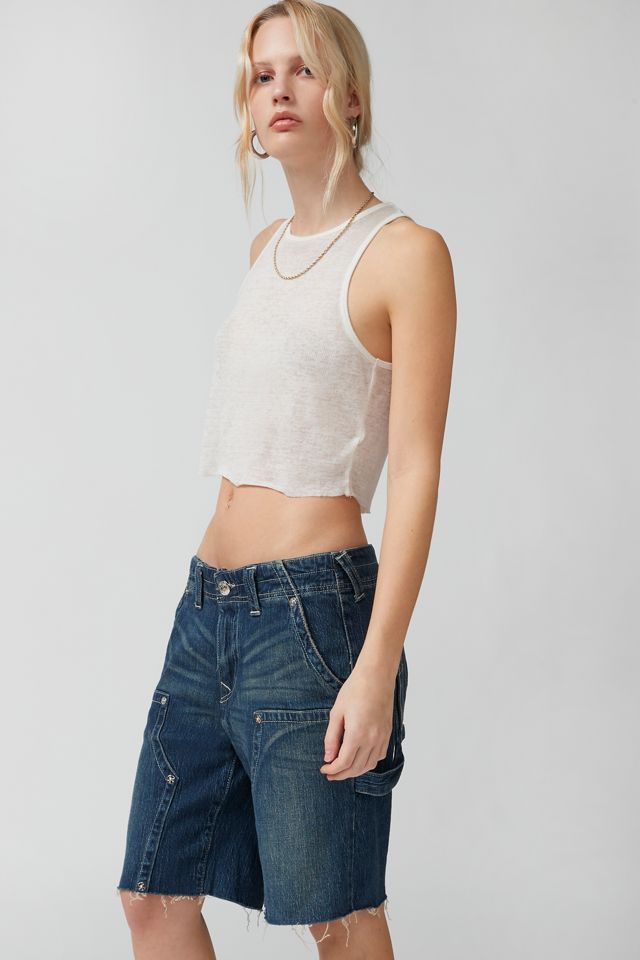True Religion Ricki Utility Cutoff Denim Short | Urban Outfitters True Religion Ricki Utility Cutoff Denim Short | Urban Outfitters