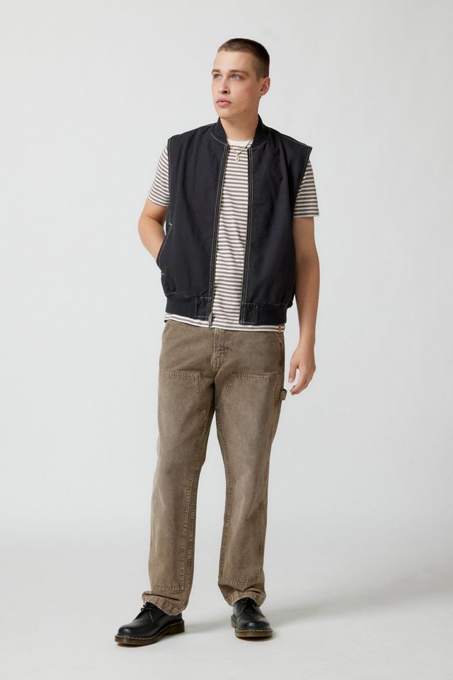 BDG Contrast Stitch Work Vest | Urban Outfitters