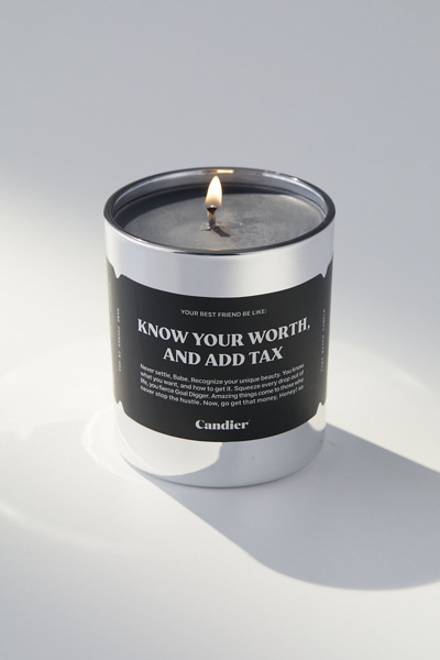 Candier Know Your Worth Candle | Urban Outfitters