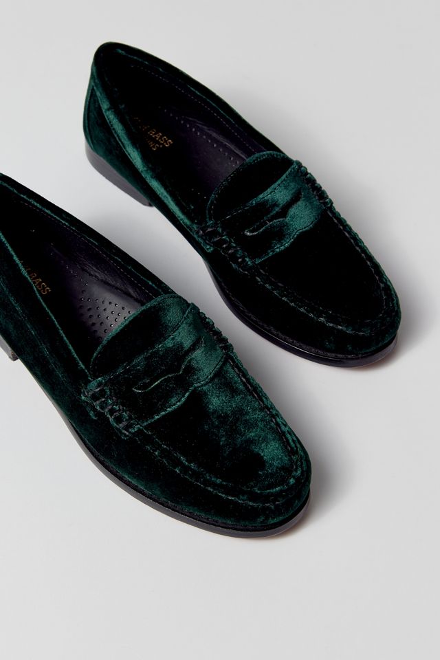 G.H.BASS Whitney Velvet Weejuns® Loafer | Urban Outfitters Canada