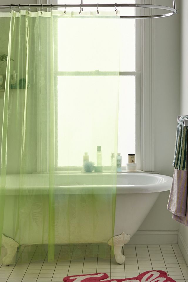 Pop Color PEVA Plastic Colorful Shower Curtain | Urban Outfitters