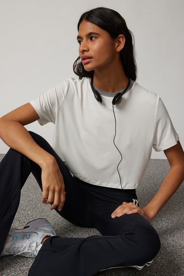 Splits59 Djuna Cropped Ringer Tee | Urban Outfitters Canada