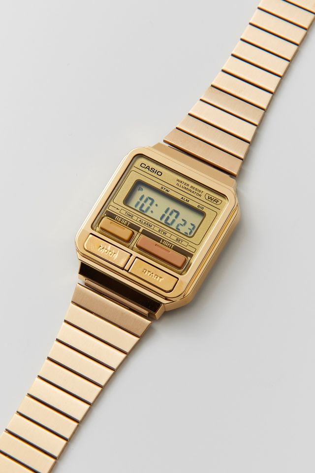 Casio Vintage Gold A120WEG-9AVT Watch | Urban Outfitters