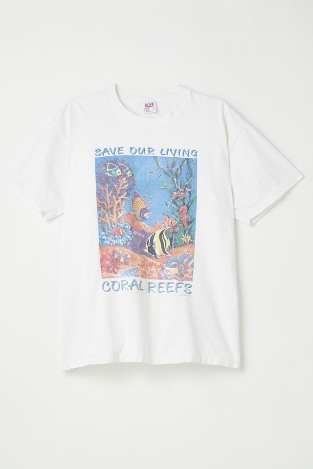 Vintage Coral Reef Tee | Urban Outfitters Canada